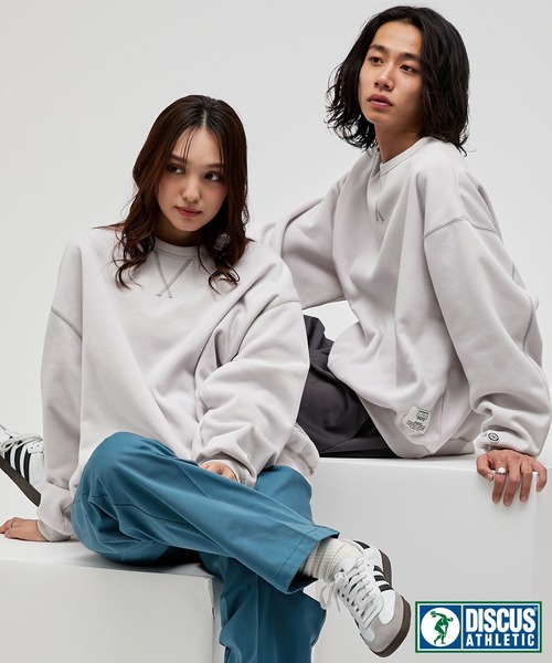 トレーナー スウェット DISCUS ATHLETIC/ディスカス アスレチック ワンポイントロゴ配色シープ裏毛プルオーバー メンズ レディース : 85590432 : ZOZOTOWN ...