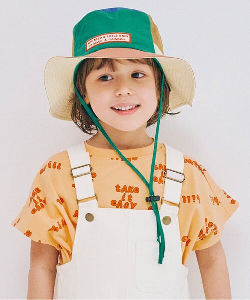 p.premier tシャツ 「リンク/セットアップ可」総柄ワイドノースリーブストレッチTシャツ キッズ 子供服 男の子 女の子 ...