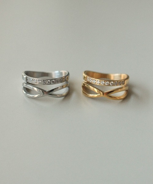 ebine 指輪 リング 金属アレルギー対応/Cross Combi Zirconia Ring/ジルコニアリング レディース : ZOZOTOWN Yahoo!店 - 通販 - Yahoo ...