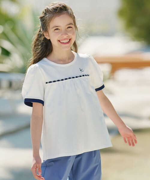 tシャツ Tシャツ キッズ 「110-140cm」「UVケア」レース チュニック :82669433:ZOZOTOWN Yahoo!店 - 通販 - Yahoo!ショッピング