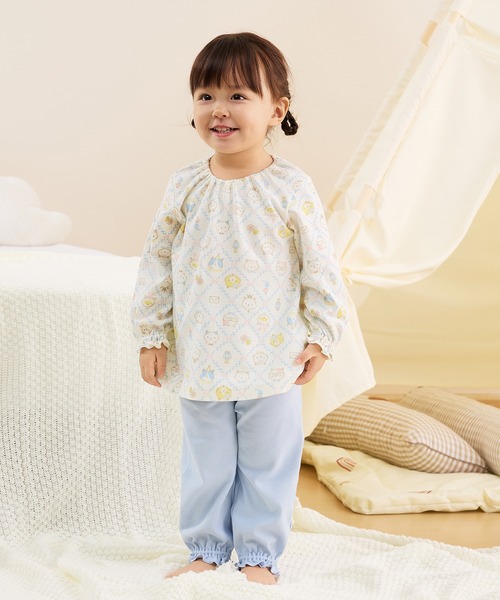 Combi mini パジャマ のびのび腹巻付き毛玉ができにくいスムース長袖パジャマ（ねこ） キッズ 子供 女の子 : ZOZOTOWN Yahoo!店 - 通販 - Yahoo!ショッピング