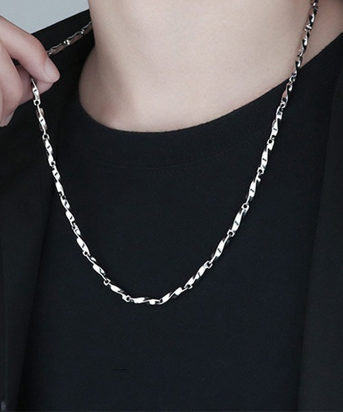 NO WAY ネックレス /変形チェーンネックレス/メンズ(T3)/ メンズ レディース : ZOZOTOWN Yahoo!店 - 通販 - Yahoo!ショッピング