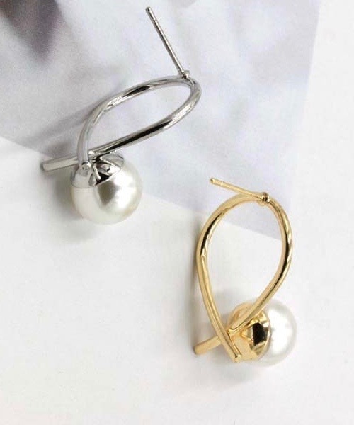 BURNER ピアス 【OKUOKU 0909】ワンポイントパールピアス oku-pierce-569857534602-45 ...