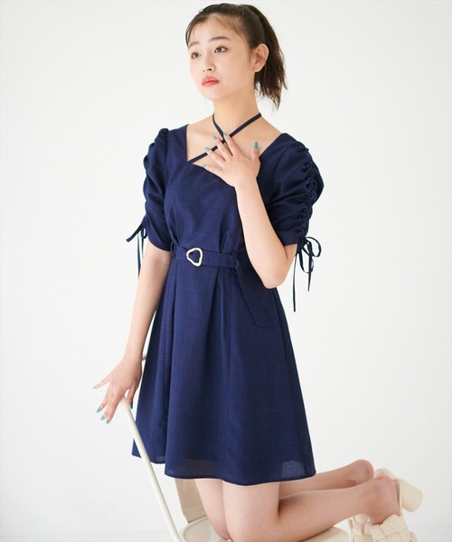 REDYAZEL 「REDYAZEL」 半袖ワンピース SMALL ネイビー レディース : ZOZOTOWN Yahoo!店 - 通販 - Yahoo!ショッピング