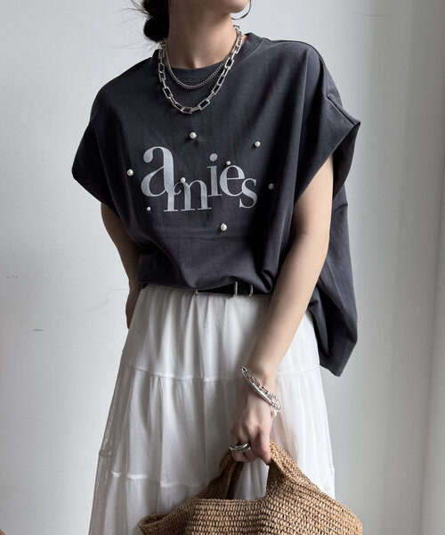 DouDou tシャツ 「WEB限定」パールロゴボックスTEE レディース : ZOZOTOWN Yahoo!店 - 通販 - Yahoo!ショッピング