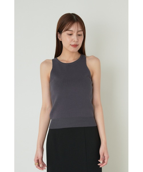 Yahoo!オークション - 「SNIDEL」 ノースリーブニット FREE ホワイト ...