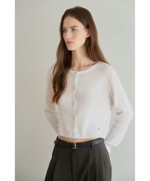 Chat de Lama カーディガン 「Chat Lama」ビスコースリブカーディガン レディース : ZOZOTOWN Yahoo!店 - 通販 - Yahoo!ショッピング