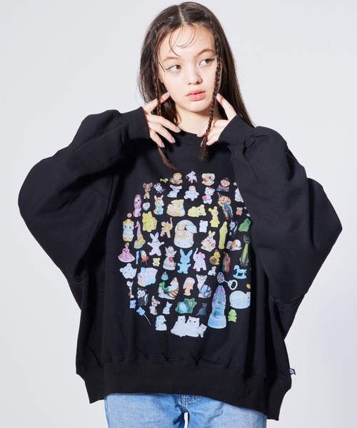 Little sunny bite 「Little bite」 スウェットカットソー MEDIUM ブラック レディース : ZOZOTOWN Yahoo!店 - 通販 - Yahoo!ショッピング