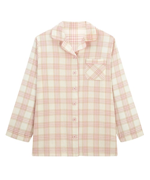 Combi mini パジャマ ルームウェア 長袖前開きガーゼママパジャマ（先染めパステルチェック） レディース : ZOZOTOWN Yahoo!店 - 通販 - Yahoo!ショッピング