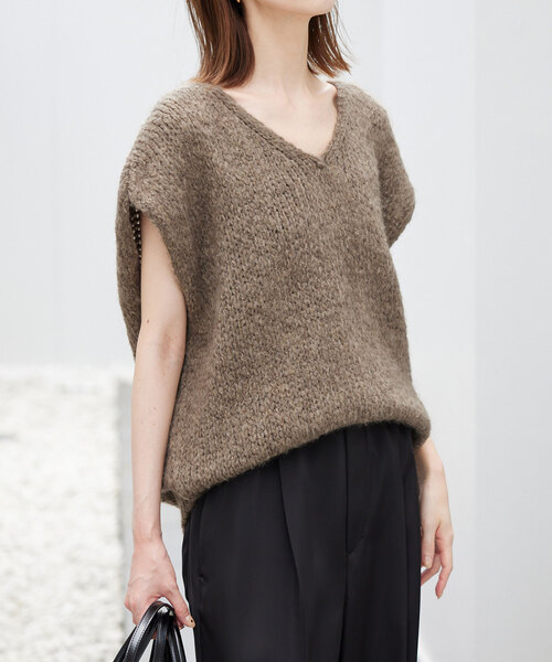 TRICOTS JEAN MARC 「TRICOTS MARC」 半袖ニット FREE ブラウン レディース : ZOZOTOWN Yahoo!店 - 通販 - Yahoo!ショッピング