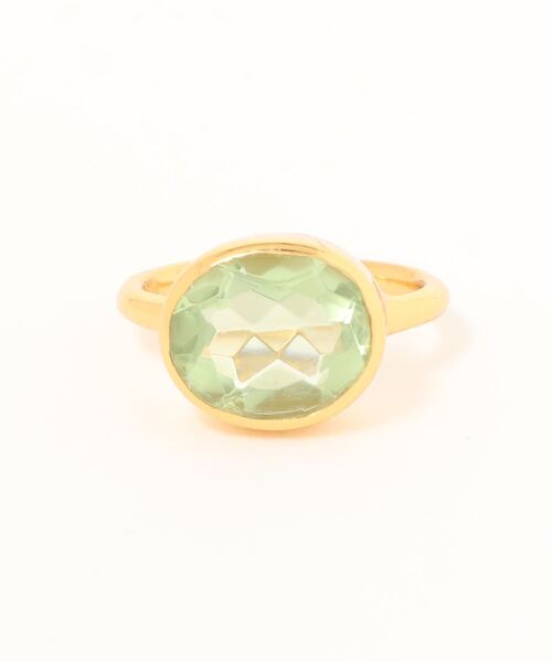 Yahoo!オークション - 「Plage」 リング 10号 グリーン レディース