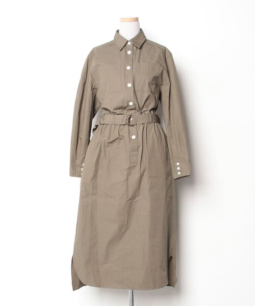 UNTITLED 「UNTITLED」 シャツワンピース 01 カーキ レディース : ZOZOTOWN Yahoo!店 - 通販 - Yahoo!ショッピング