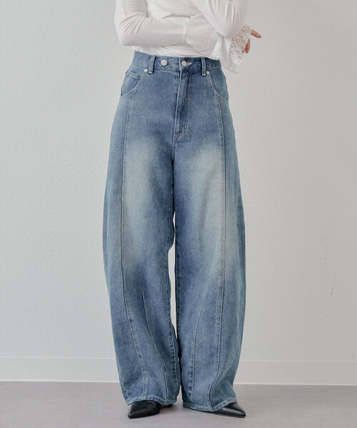 Chico 「Chico」 加工デニムパンツ MEDIUM ブルー レディース : ZOZOTOWN Yahoo!店 - 通販 - Yahoo!ショッピング