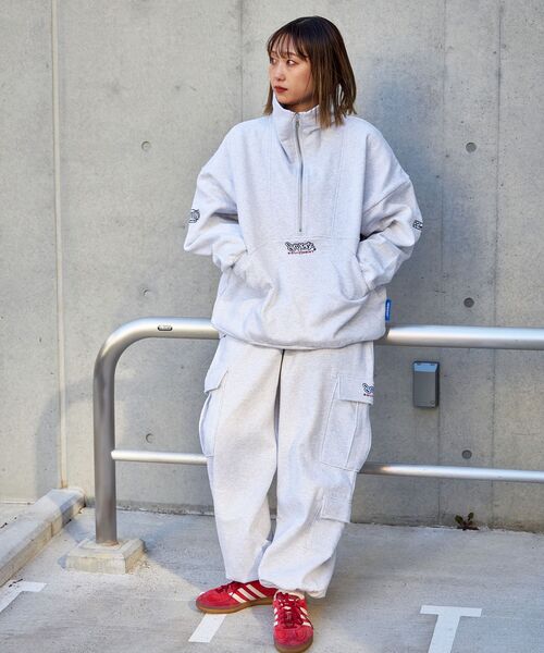 パンツ 「SEQUENZ」 90s UTILITY CARGO SWEAT PANTS / ロゴ 刺繍 カーゴ ポケット スウェット パンツ ドローコ :79907438:ZOZOTOWN ...