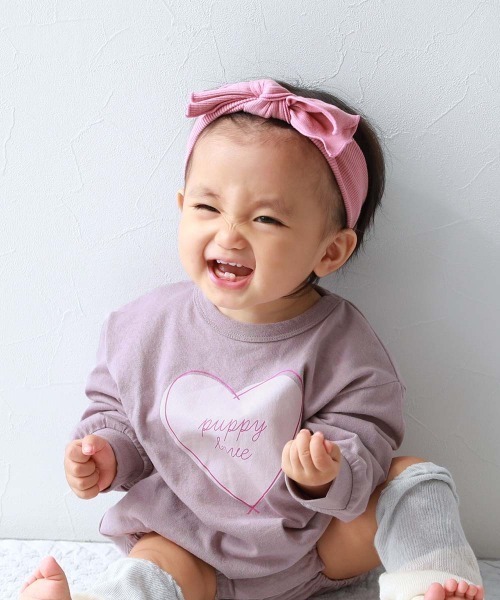 devirock ベビー服 ロンパース 綿100％ デビラボ ガールズ プリント ゆったり 長袖 : ZOZOTOWN Yahoo!店 - 通販 - Yahoo!ショッピング