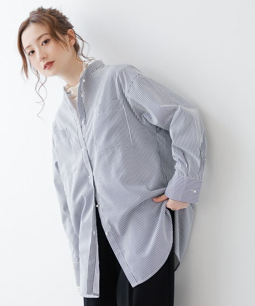 frames RAY CASSIN 「frames CASSIN」 長袖ブラウス MEDIUM ネイビー レディース : ZOZOTOWN Yahoo!店 - 通販 - Yahoo!ショッピング