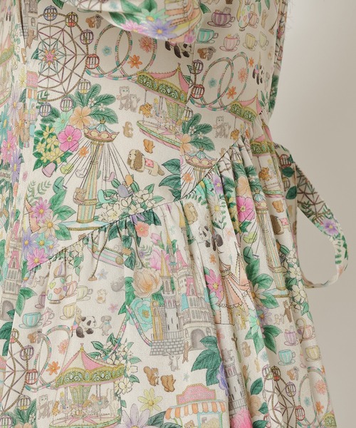 Jolly Poupee ワンピース 「22fabric」デコレーションパーク