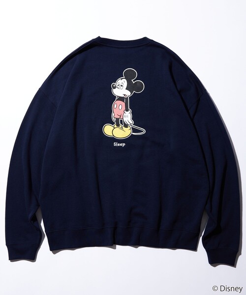 FREAK'S STORE 「FREAK'S STORE」 スウェットカットソー「Disneyコラボ」 MEDIUM グリーン メンズ ...