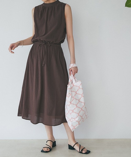 un dix cors 「un cors」 ノースリーブワンピース FREE ダークブラウン レディース : ZOZOTOWN Yahoo!店 - 通販 - Yahoo!ショッピング