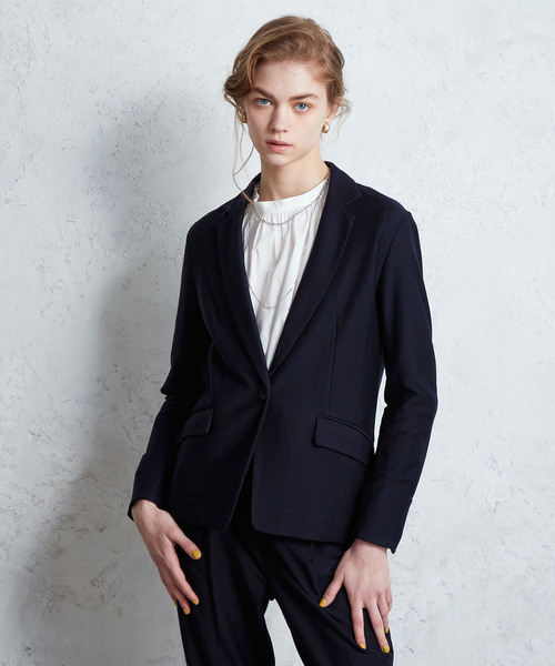 LE SOUK HOLIDAY 「LE HOLIDAY」 テーラードジャケット L ネイビー レディース : ZOZOTOWN Yahoo!店 - 通販 - Yahoo!ショッピング