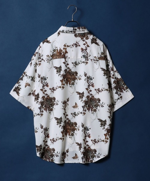 メンズ シャツ ブラウス Georgette Total Pattern Print Big Silhouette Thickness Shirt/ジ :79669444:ZOZOTOWN ...