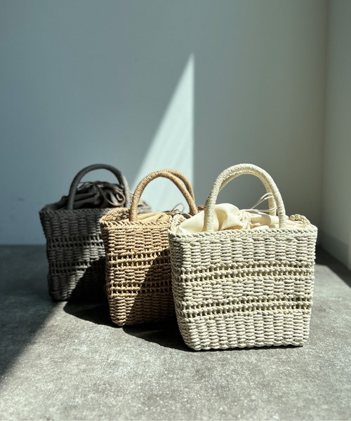 Chez toi 「Chez toi」 かごバッグ FREE グレイッシュベージュ レディース : ZOZOTOWN Yahoo!店 - 通販 ...