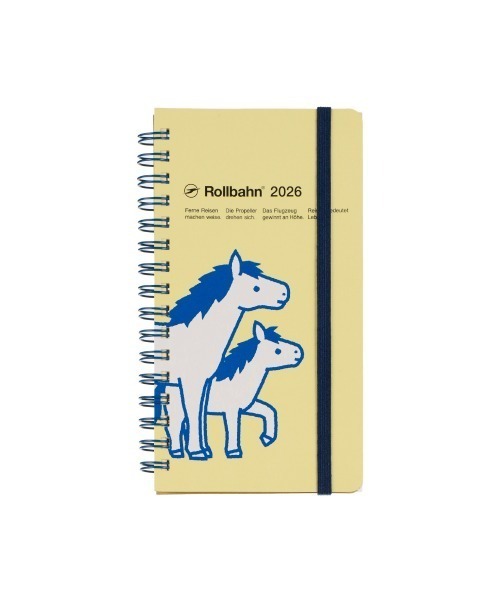 Rollbahn 手帳 「2026年版／2025年10月始まり手帳」ロルバーンダイアリー ポニー スリム : ZOZOTOWN Yahoo!店 - 通販 - Yahoo!ショッピング
