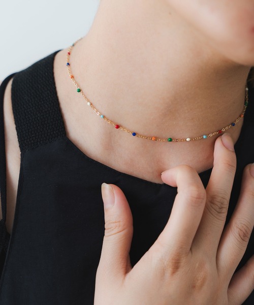 yu-ka ネックレス YU-KA:ステーションチェーンカラーネックレス レディース : ZOZOTOWN Yahoo!店 - 通販 - Yahoo!ショッピング