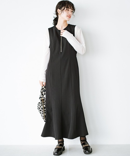 haco! 「haco!」 ノースリーブワンピース LARGE ブラック レディース : ZOZOTOWN Yahoo!店 - 通販 - Yahoo!ショッピング