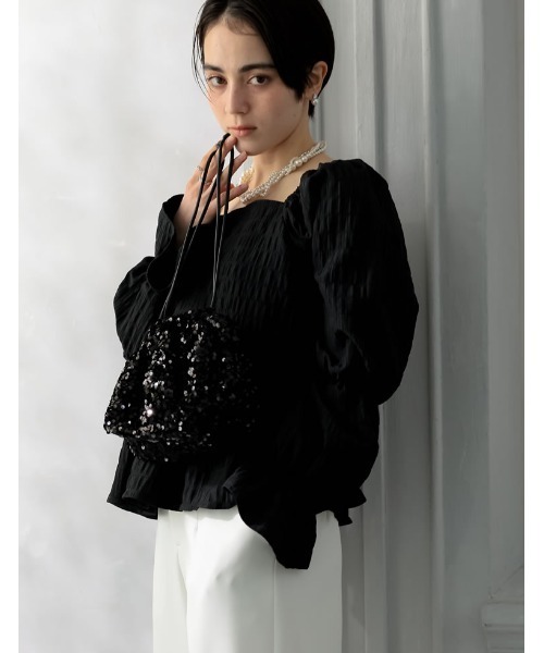 Yahoo!オークション - 「MEISM」 長袖ブラウス MEDIUM ホワイト レディ...