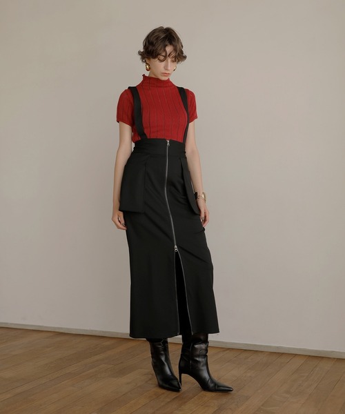 MIELI INVARIANT スカート Suspender Zip Pencil Skirt レディース : ZOZOTOWN Yahoo!店 - 通販 - Yahoo!ショッピング