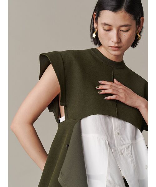 ニット 2WAY CAPE KT VEST / 2WAYケープニットベスト レディース : 88960447 : ZOZOTOWN Yahoo ...