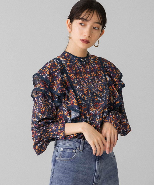 KBF 「KBF」 長袖ブラウス ONE ネイビー レディース : ZOZOTOWN Yahoo!店 - 通販 - Yahoo!ショッピング