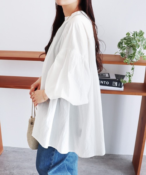 Yahoo!オークション - 「reca」 半袖ブラウス FREE ホワイト レディー...