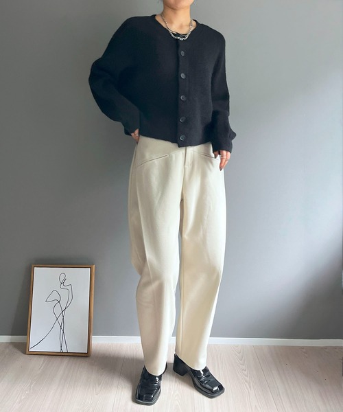 ネミカ NEMIKA ワイドパンツ イージー ウエストゴム ペイズリー柄 17