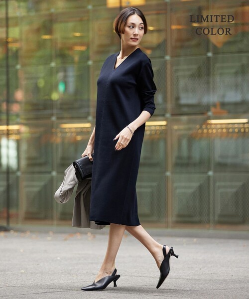 Yahoo!オークション - 「ICB」 ニットワンピース SMALL ホワイト レデ...