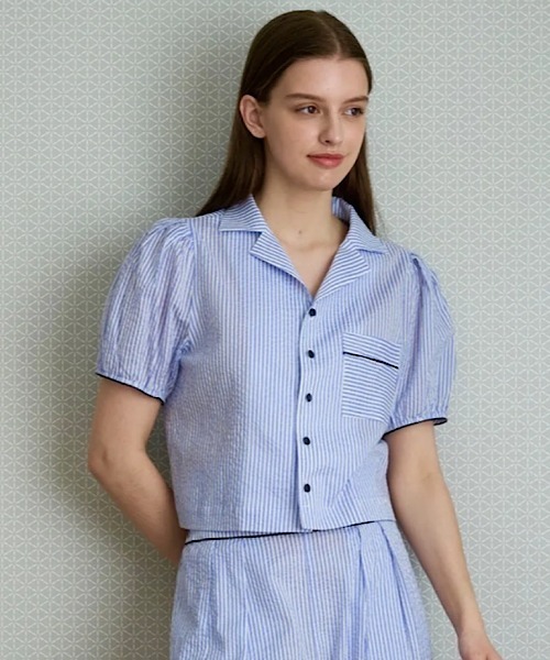 Minali ルームウェア パジャマ 「Minali」Puff Sleeve Tops レディース : ZOZOTOWN Yahoo!店 ...