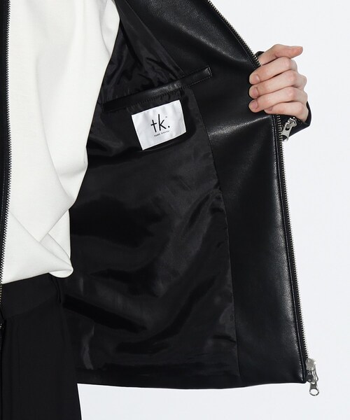 tk.TAKEO KIKUCHI 革ジャン ライダース 「WEB限定」シンセティックレザーシングルライダースジャケット メンズ : ZOZOTOWN Yahoo!店 - 通販 - Yahoo ...