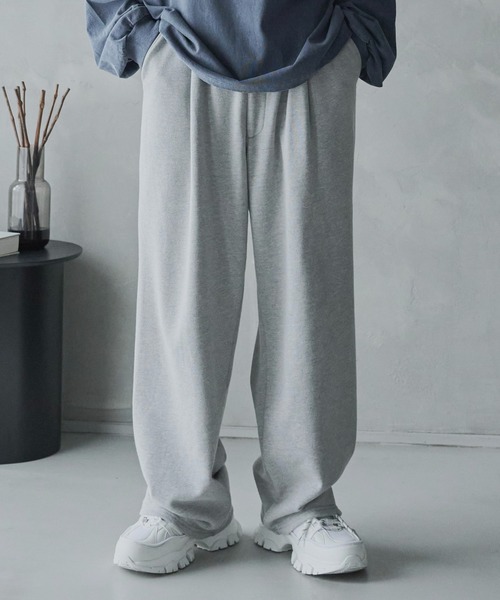 Yahoo!オークション - 「ADAMASTE」 スウェットパンツ LARGE グレー メ...