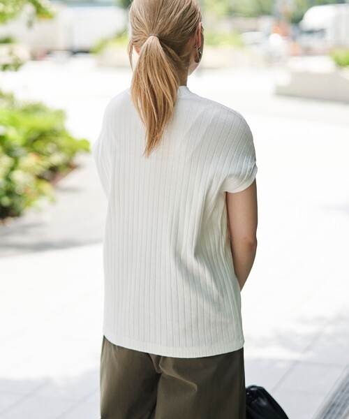 coen tシャツ USAコットンワイドリブリピTフレンチスリーブ レディース : ZOZOTOWN Yahoo!店 - 通販 - Yahoo!ショッピング