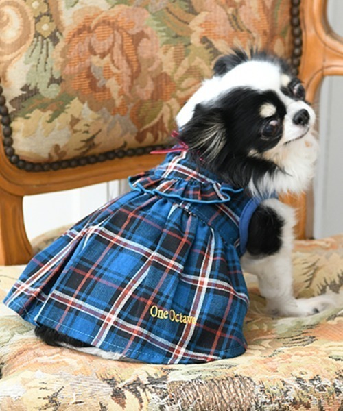 One Octave 犬 服 Octave/チェックフリルワンピ : ZOZOTOWN Yahoo!店 - 通販 - Yahoo!ショッピング