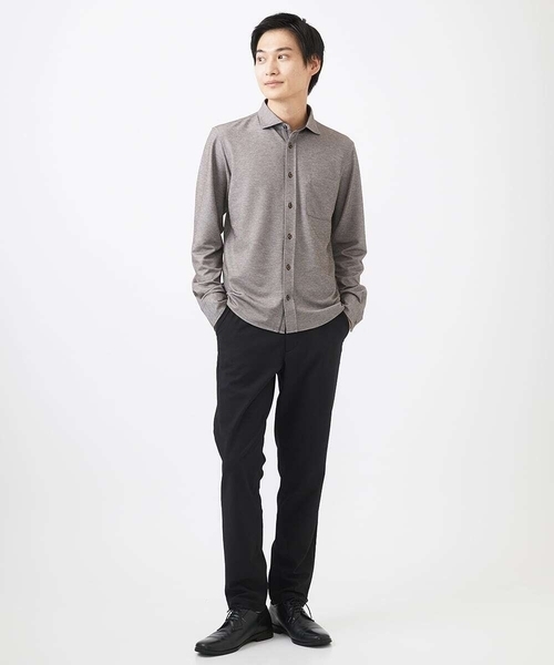 MK MICHEL KLEIN HOMME シャツ 「洗える」PARINEカノコシャツ メンズ