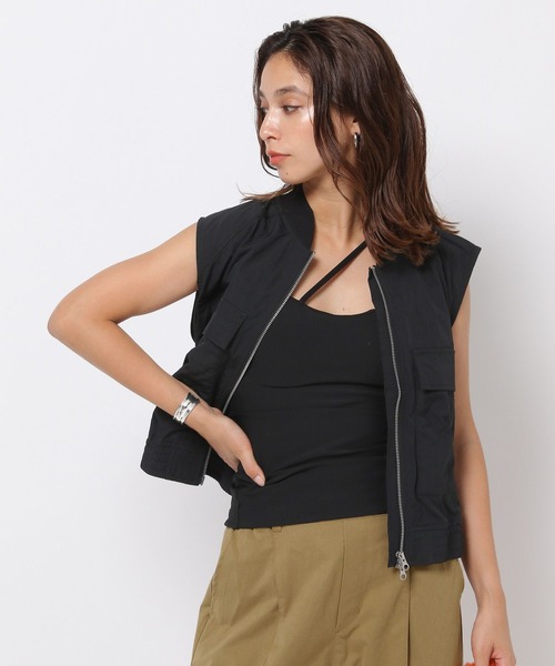 HEREIAM 「HEREIAM」 ベスト FREE ブラック レディース : ZOZOTOWN Yahoo!店 - 通販 - Yahoo!ショッピング