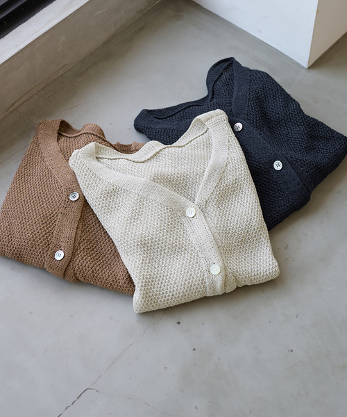 FRAMeWORK カーディガン 「WEB限定追加」カノコ2WAY Back開きカーディガン レディース : ZOZOTOWN Yahoo!店 - 通販 - Yahoo!ショッピング