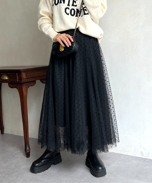 prose verse 「prose verse」 フレアスカート フリ- ブラック レディース : ZOZOTOWN Yahoo!店 - 通販 - Yahoo!ショッピング