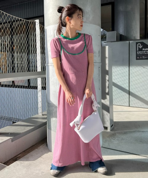 HELLO.SANFRANCISCO 「HELLO.SANFRANCISCO」 キャミソールワンピース ONE SIZE ピンク レディース : ZOZOTOWN Yahoo!店 - 通販 ...