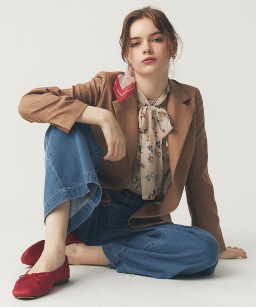 DEICY ジャケット テーラードジャケット ダブルブレストストライプジャケット レディース : ZOZOTOWN Yahoo!店 - 通販 - Yahoo!ショッピング