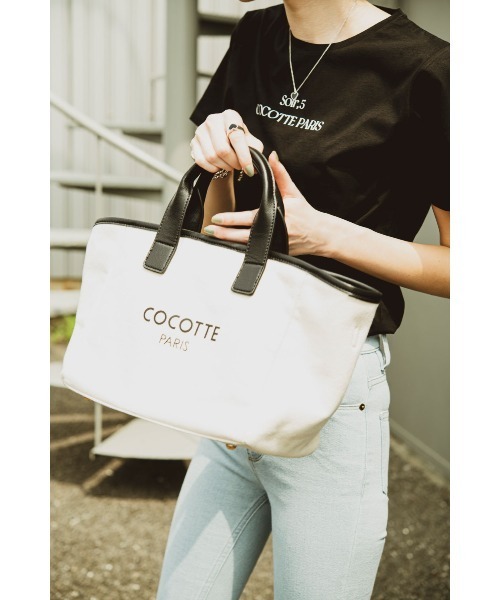 Soir,5 COCOTTE PARIS ハンドバッグ Canvas tote bag Msize : ZOZOTOWN Yahoo!店 - 通販 - Yahoo!ショッピング