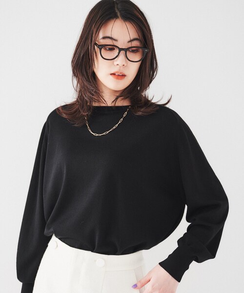 UNTITLED ニット セーター 「体型カバー」ウール ロング丈プルオーバーニット レディース : ZOZOTOWN Yahoo!店 - 通販 - Yahoo!ショッピング