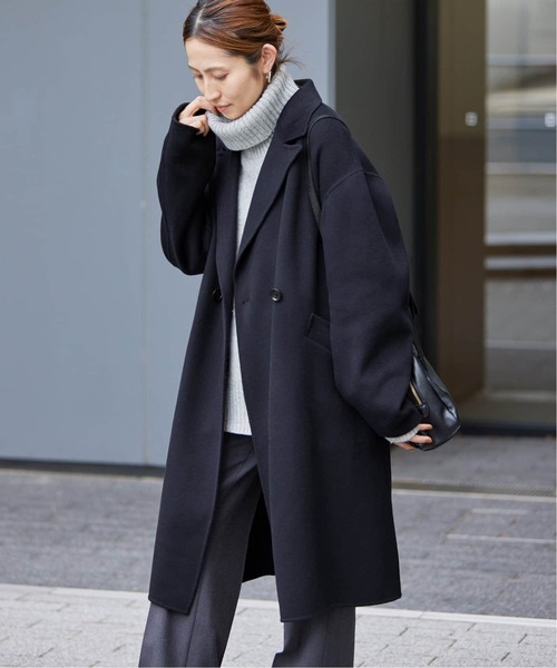 FRAMeWORK コート チェスターコート 「追加」SUPER160sダブルブレストコート3 レディース : ZOZOTOWN Yahoo!店 - 通販 - Yahoo!ショッピング